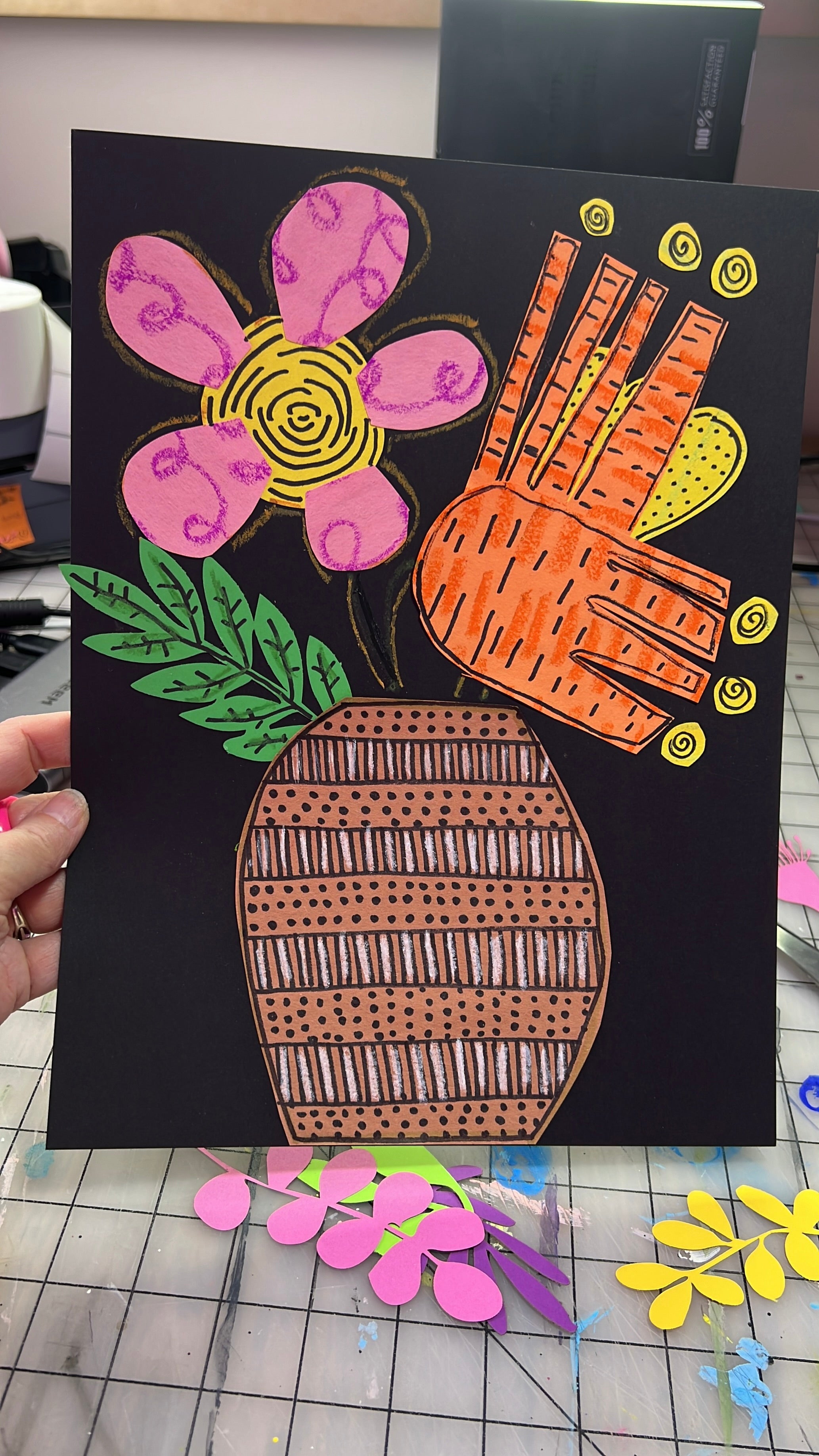 Paper Flower Collaging Workshop – Jen Landis Co - Confidence ...